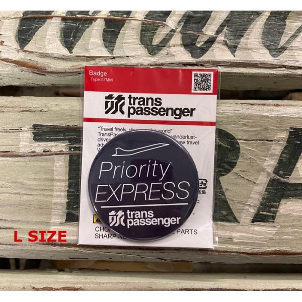 サイズ：直径57ｍｍオリジナルブランド「トランスパッセンジャー」より缶バッジが登場！こちらはLサイズです。（別ページにMサイズがございます）自分だけのオリジナルバッグやポーチにいかがでしょうか？※こちらはメール便にて発送いたします。宅急便を...
