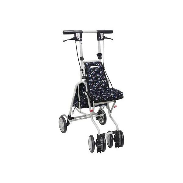 「商品情報」○両手２WAYブレーキ　ブレーキレバーを握るとブレーキ、押し下げると駐車用ストッパの便利な手元２WAYブレーキシステム○高さ調節３段階（約４cmピッチ）　ハンドル高86.5〜94.5cmで慎重に合わせて使いやすい○コンパクトに折...