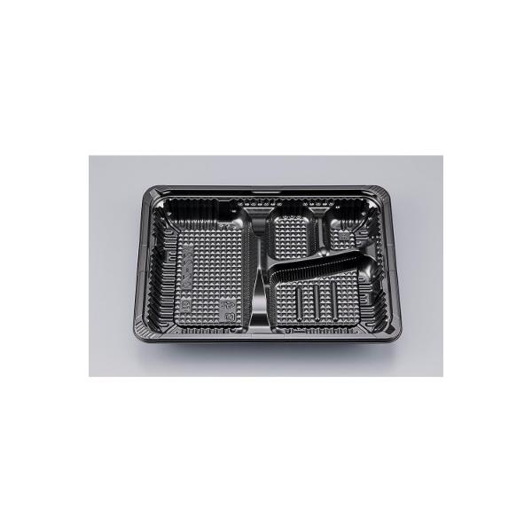 CZ-221 ＢＳ黒 本体 ◇定番のお弁当容器に！◇コストパフォーマンスに優れた弁当容器です。●本体：レンジ対応●素材：BS●耐熱温度：100℃　　　　　　●サイズ：230×171×31mm ●入数：50枚