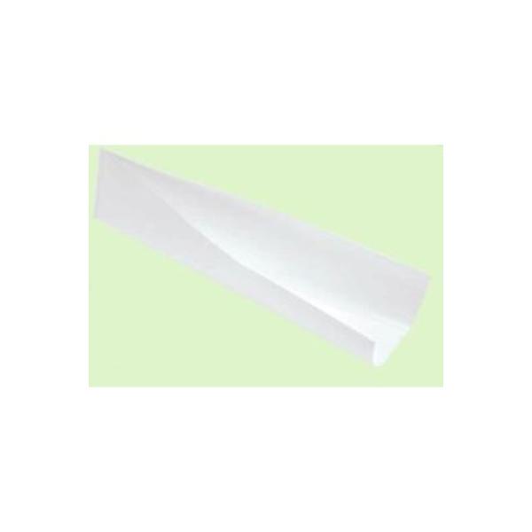 ◇パッとひらく紙トレーです。◇串やドッグもの、フランクフルトなどに！●サイズ：１２０×２３８mm●素材：上質紙６４ｇ/m2+PE１５μ●耐熱温度：６０℃●入数：１００枚