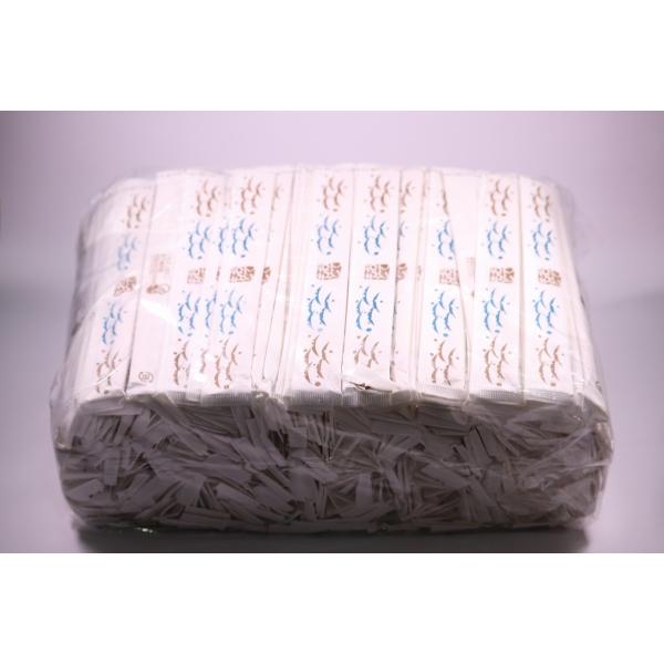 割り箸 元禄箸8寸 袋入り 波柄紙完封 （楊枝入り）◇お弁当屋さんで人気の袋入の割り箸です！●材質：植林材●サイズ：8寸（203mm）●入数：500膳