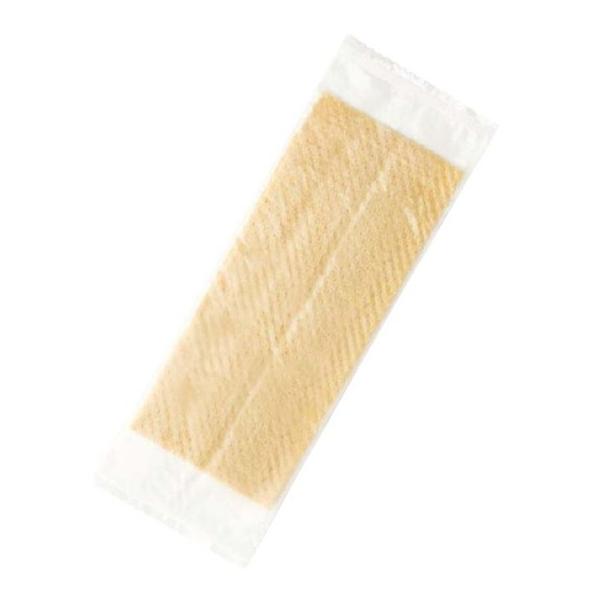 おしぼり 未晒無地●サイズ：１８０×２１０mm●材質：紙●入数：２０００枚（５０枚×４０）