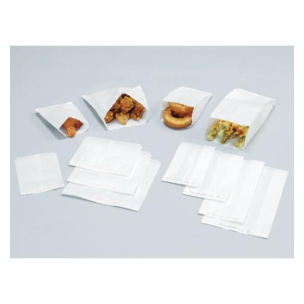 ニュー耐油袋 G-中 福助工業◇耐油紙を使用しているため、油もの等に対応できます。◇菓子パン（揚げパン、ドーナツ）、惣菜（唐揚げ、コロッケ、天ぷら）、フライドポテト、フライドチキンなど幅広くご使用いただけます。※食材の油、タレ等の液体量が多...