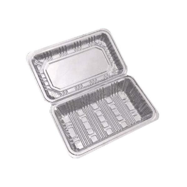 フードパック HHP-50 深 ◇テイクアウト容器の定番品、透明のフードパック！◇お惣菜のテイクアウトやイベント・お祭りに幅広く使われています。●本体：レンジ不可●素材：OPS●耐熱温度：80℃　　　　　●サイズ：161×99×30（フタ1...