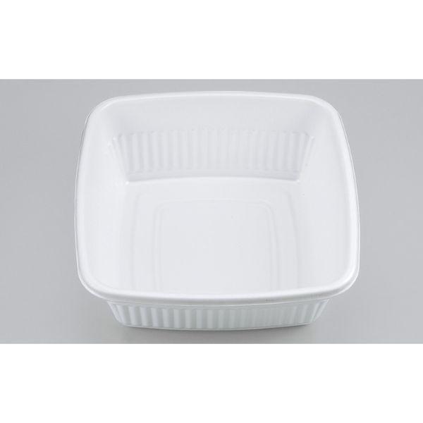 BF-210 ホワイト本体◇定番に二段弁当です。◇ごはんとおかずをセパレートに！●本体：レンジ対応●素材：BF●耐熱温度：105℃●容量：約 890cc （ごはん：約 620ｇ（中仕切使用時：約 340ｇ）●サイズ：155×155×56mm...