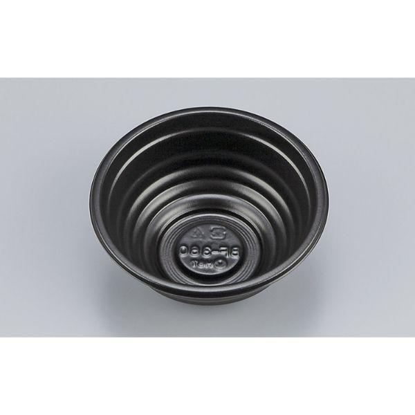 BF-360 黒本体◇定番のどんぶり容器です。◇テイクアウトにもイベントにも最適です。◇レンジ対応のどんぶりです！※BF-360 嵌合蓋 の本体です。●本体：レンジ対応●素材：BF●耐熱温度：105℃●容量：約 310ｃｃ　　●サイズ：φ1...