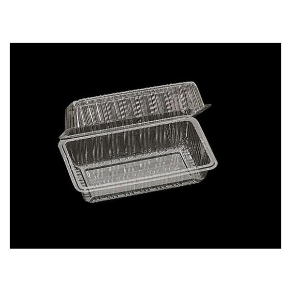 フードパック P-15A◇さまざまなシーンに対応できるリーズナブルな汎用一体式容器です。●本体：レンジ不可●素材：OPS●耐熱温度：80℃　　　　　　●サイズ：180×104×35（35）mm●入数：100枚
