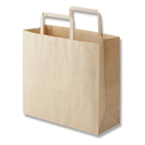 ●材質：紙 未晒80ｇ●サイズ：巾260×マチ100×高240mm●入数：50枚