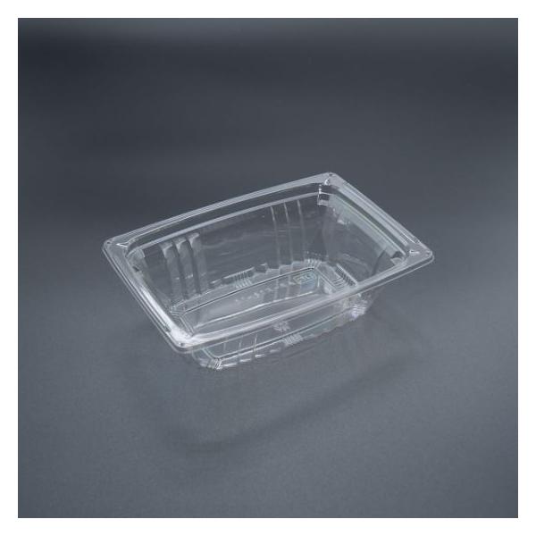 AP-F18-13 本体 エコ◇回収された透明容器やＰＥＴボトルをリサイクルした原料を使用。◇CO2の排出を抑えた環境負荷の少ない商品です。●本体：レンジ不可●材質：APET●耐熱温度：60℃●容量：約480cc●サイズ：180×127×5...