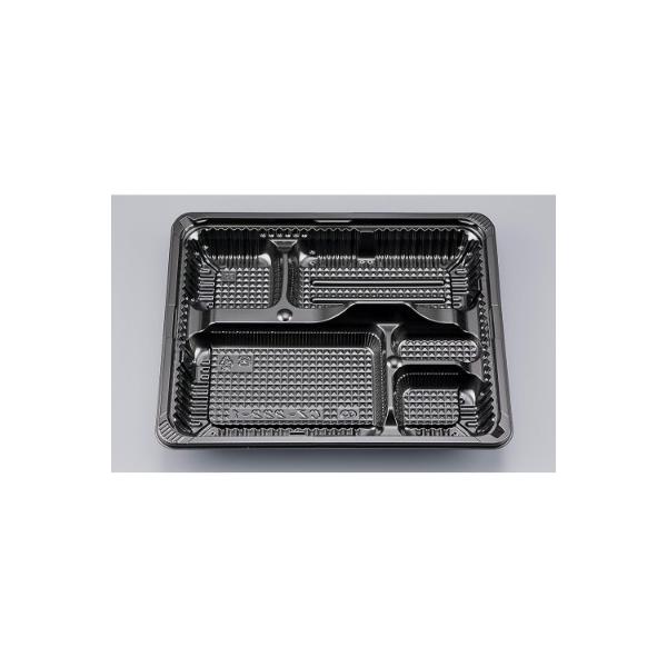 CZ-222-1 ＢＳ 黒本体 ◇定番のお弁当容器に！◇コストパフォーマンスに優れた弁当容器です。●本体：レンジ対応●素材：BS●耐熱温度：100℃　　　　　　●サイズ：238×202×31mm ●入数：50枚