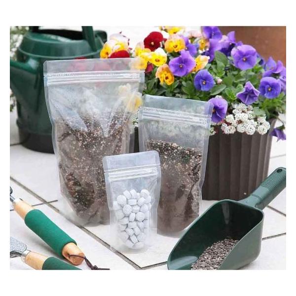 ラミジップ スタンドパック NYタイプ（LZ） 規格袋 MY-18◇易カットミシン目加工(ハの字カット)は切れないNY構成のフィルムを簡単に開封することができます。◇ハサミいらずのチャック付スタンドパックは冷蔵食品、冷凍食品、農産加工品、海...