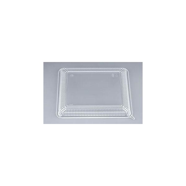 CZ-222 透明蓋 ◇CZ-222 BS黒 本体、CZ-222-1 BS 黒本体、CZ-222-2 BS 黒本体の蓋です。●蓋：レンジ不可●素材：OPS●耐熱温度：85℃　　　　　　●サイズ：223×186×12mm ●入数：50枚