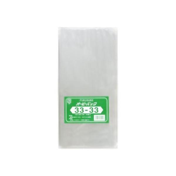 福助工業 OPP袋 テープなし 0.03mm オーピーパック No.33-33◇サイズが豊富で幅広い用途に対応できます。●素材：OPP 30●サイズ：巾×長さ（mm）/330×330●形状：平袋●入数：100枚
