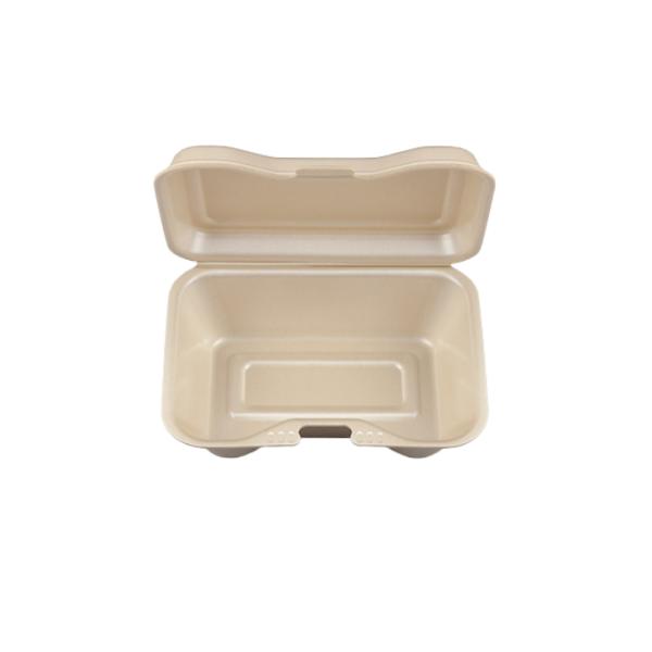 TN-610 キャメル フードパック 発泡◇フードパックタイプのランチボックスです。◇PSP素材のVK-610シリーズの機能はそのままに、耐熱性の向上と耐油性を付与しました。●本体：レンジ可●素材：TN●耐熱温度：98℃　　　　●容量：ごは...