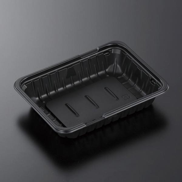 CTガチ重 ＩＫ18-13 ＢＫ 身◇定番のお弁当に使いやすい、オーソドックスなどんぶり容器！●本体：レンジ対応●素材：ＣＴ●耐熱温度１３０℃　　　　　　●サイズ：１７８×１３２×３５mm ●入数：５０枚