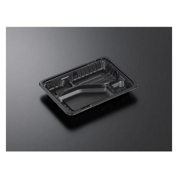 CTガチ弁Ｌ ＩＫ23-17Ｃ2 ＢＫ 身◇定番のお弁当に使いやすい、オーソドックスな弁当容器！●本体：レンジ対応●素材：ＣＴ●耐熱温度１３０℃　　　　　　●サイズ：２３０×１７０×３０mm ●入数：５０枚