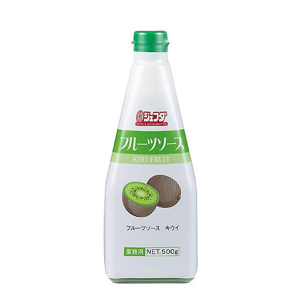 使い易いチューブ入りキウィソースです。キウィの果肉を入れ、風味豊かなフルーツソースに仕上げております。
