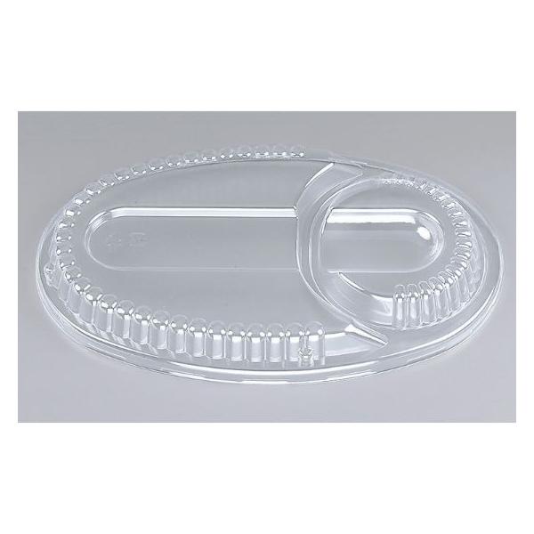 ＢF-213嵌合蓋◇定番のカレー容器です。◇お弁当屋さんで人気です。●蓋：レンジ不可●素材：OPS●耐熱温度８５℃　　　　　　●サイズ：２４５×１５８×１５mm ●入数：900枚