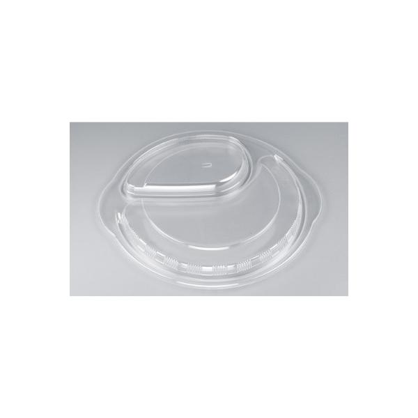 BFカレー内10嵌合蓋 （Ｕ字穴）◇本体と蓋がしっかり閉まるので汁漏れしにくいカレー容器です。◇テイクアウトやデリバリーとして人気です。※BFカレー内10 ホワイト 本体 の蓋です。●蓋：レンジ不可●素材：OPS　●耐熱温度：85℃　　　　...