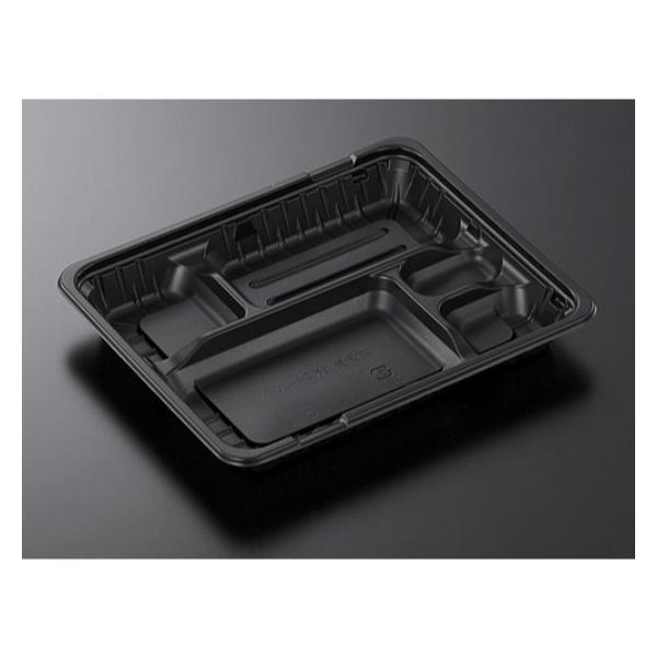 CTガチ弁Ｌ ＩＫ24-20Ａ ＢＫ 身◇定番のお弁当に使いやすい、オーソドックスな弁当容器！●本体：レンジ対応●素材：ＣＴ●耐熱温度：１３０℃　　　　　　●サイズ：２３８×１９６×３０mm ●入数：５０枚