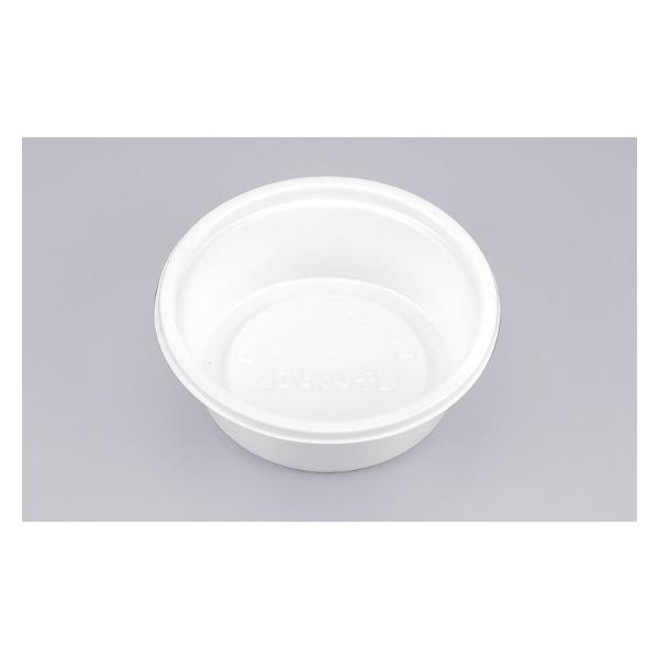 BFカップ内4 ホワイト 本体◇汁物にも対応できる容器です。※BFカップ内4 嵌合蓋、BFカップ内4 平嵌合蓋 の本体です。※BFランチ内77 対応です。●本体：レンジ対応●素材：BF●耐熱温度：105℃　　　　　●サイズ：φ115×H40...