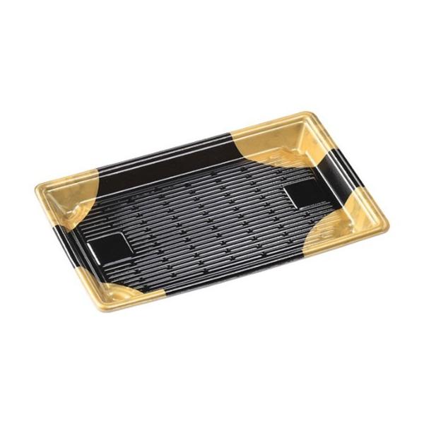 もり -115 本体 山城◇定番のにぎり寿司の容器です。◇にぎり10貫●本体：レンジ不可●素材：PSP●耐熱温度：80℃　　　　　●サイズ：214×135×21mm●入数：50枚