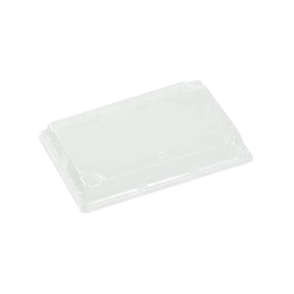 T-もり-120R(G)嵌合蓋 APエコ◇もり-120 本体 の蓋です。◇（G）は強度の高い蓋です。●蓋：レンジ不可●素材：エコAPET●耐熱温度60℃　　　　　　●サイズ：232×153×32（23）mm　外寸：（内）は蓋の高さ●入数：50枚