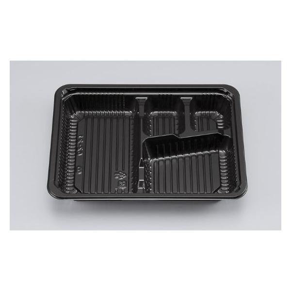 新CZ-21 ＢＳ黒 本体◇定番のお弁当に使いやすい、オーソドックスな弁当容器！◇少し深めのタイプです。●本体：レンジ対応●素材：BS●耐熱温度：100℃　　　　　　●サイズ：230×171×34mm ●入数：600枚（50枚×12）