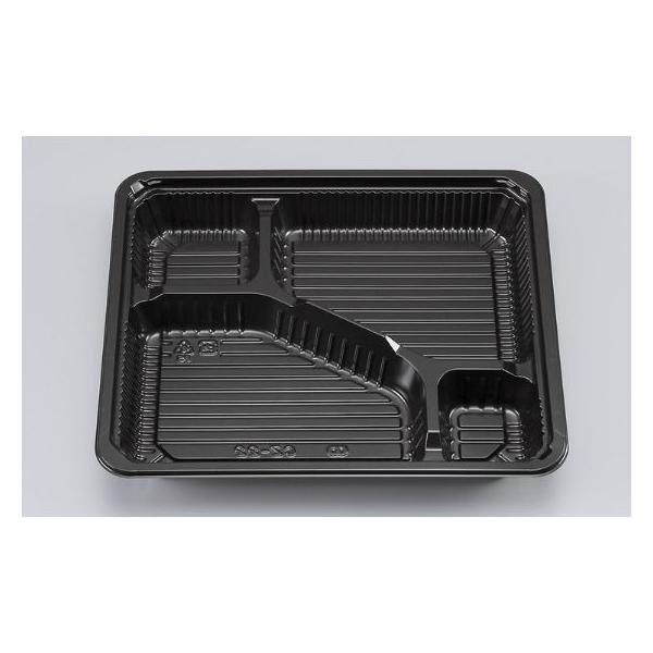 新CZ-22 ＢＳ黒 本体 ◇定番のお弁当に使いやすい、オーソドックスな弁当容器！◇少し深めのタイプです。※新CZ-22 透明蓋  の本体です。●本体：レンジ対応●素材：BS●耐熱温度：100℃　　　　　　●サイズ：238×202×34mm...