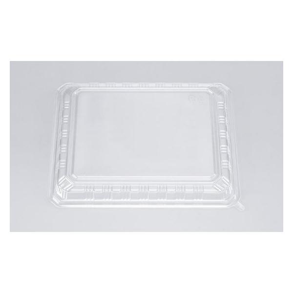 新CZ-22 透明蓋 ◇新CZ-22 BS黒 本体、新CZ-22-1 BS黒 本体の蓋です。●本体：レンジ不可●素材：OPS　●耐熱温度：85℃　　　　　　●サイズ：223×186×11mm ●入数：600枚（50枚×12）