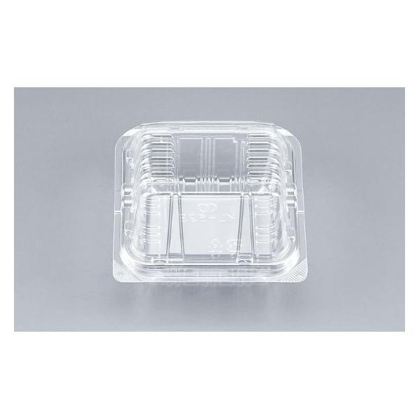 フードパック KL-62S◇おにぎり 2個用です。◇本体と蓋がぴったりかん合します。◇簡単に蓋があけられます。●材質：OPS●サイズ：95×97×33　●入数：2000枚（50枚×40）