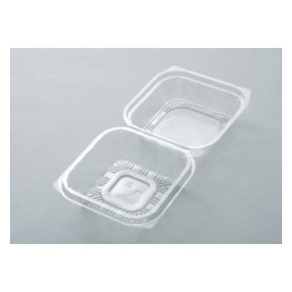 SW-200 ●材質：OPS●レンジ：不可●サイズ：外寸/132×132　内寸/110×110　H36 フタ36mm●入数：1600枚（50枚×32）