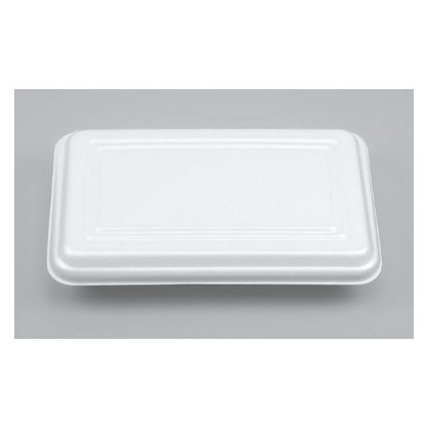 【こちらの商品はメーカー直送品となります】※ コチラの商品は宛先に『(株)・(有)・店舗名』等の記載をお願いいたします。※ お時間の指定等はできませんのでご了承ください。VK-61 無地 （折蓋角丸大） フードパック 発泡◇ごはん約410ｇ...