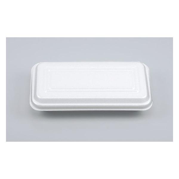 VK-65 無地 （折蓋角丸） フードパック 発泡◇ごはん約250ｇ◇発泡の容器なので、保温性と耐寒性があります。●本体：レンジ不可●素材：PSP（発泡）●耐熱温度：85℃　　　　　●サイズ：194×96×28（8）mm ●入数：1200枚...