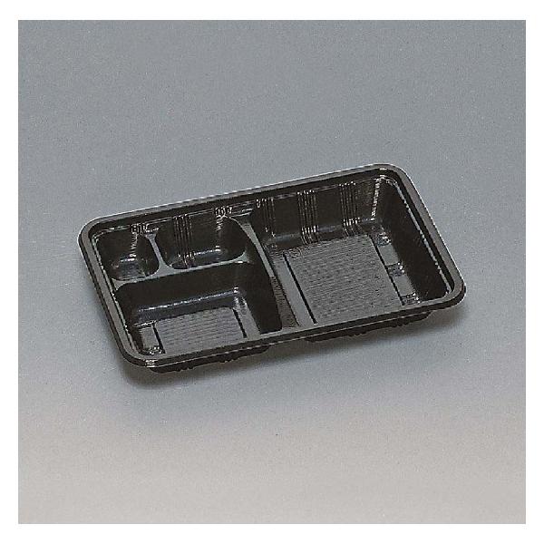 LC-608 黒◇コチラの商品は本体と蓋セットです。●本体：レンジ不可●素材：HIPS●耐熱温度：80℃　　　　　　●サイズ：222×143×30mm ●入数：800枚セット（50×16）