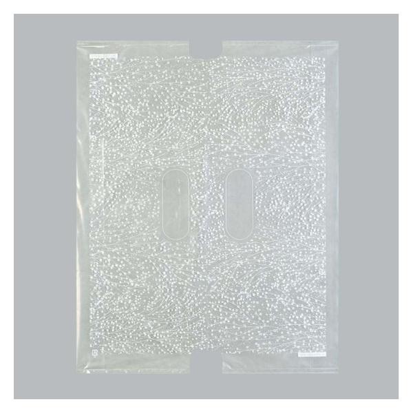 SKバッグ かすみ草 No.50◇フラットの状態で持ち運びができます。◇風呂敷と違い、結ぶ必要が無いため、作業効率がUPします。◇結び目が無いため、包装後の積み重ねが可能です。●サイズ：巾・長さ・折込（mm）/375・480・40●材質：H...