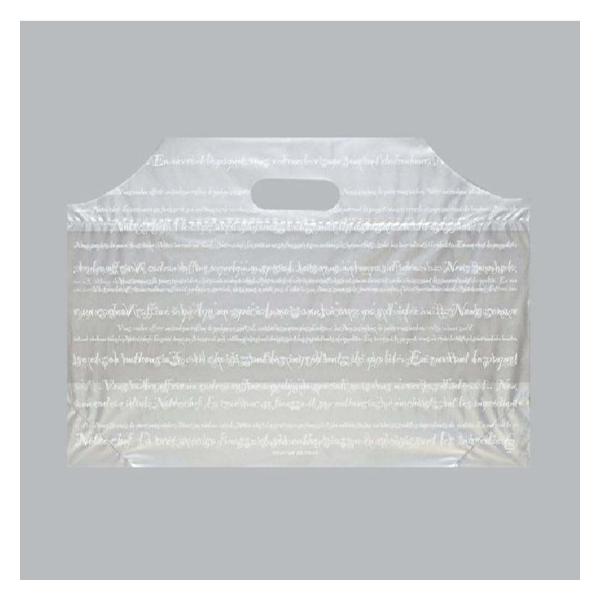 フラットバッグ ＳＳ フランス◇包んだ後のフィット感を意識した寸法設計にしています。◇持ち手部分が山形なので、開口部が大きく広がります。◇底マチと逆ハの字シールの組み合わせで、袋に安定感があります。●サイズ：袋巾（正面巾＋奥行）×高さ　口折...