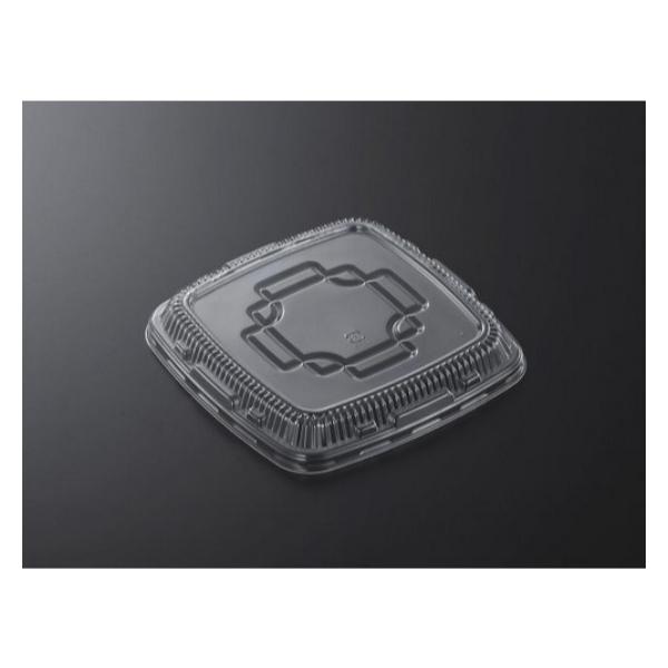 CFランチBOＸ◇ご飯とおかずを分けれる、二段式のお弁当容器です。●蓋：レンジ△●素材：ＯＰＳ●耐熱温度：８０℃　　　　　　●サイズ：１５９×１５９×２２mm ●入数：５０枚