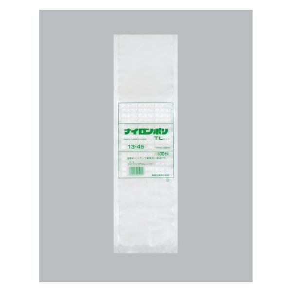 ナイロンポリ TLタイプ 13-45◇サイズが豊富で幅広い用途に対応できます。◇-40℃の冷凍食品包装から、95℃30分の高温ボイル殺菌まで幅広く対応できます。◇開封性を良くするため、V型ノッチ加工されています。用途○こんにゃく、米、漬物、...