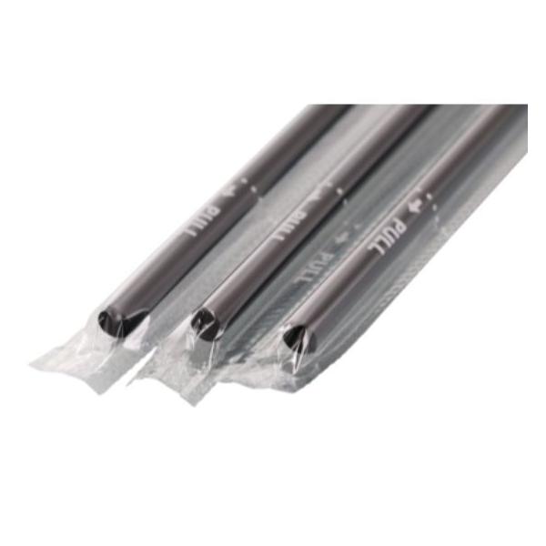 DAIYA STRAW ストレートストロー 黒◇ジュース用のストレートストロー（袋入り）です。 ●サイズ：φ6mm×21cm●入数：10000本（500本×20箱）