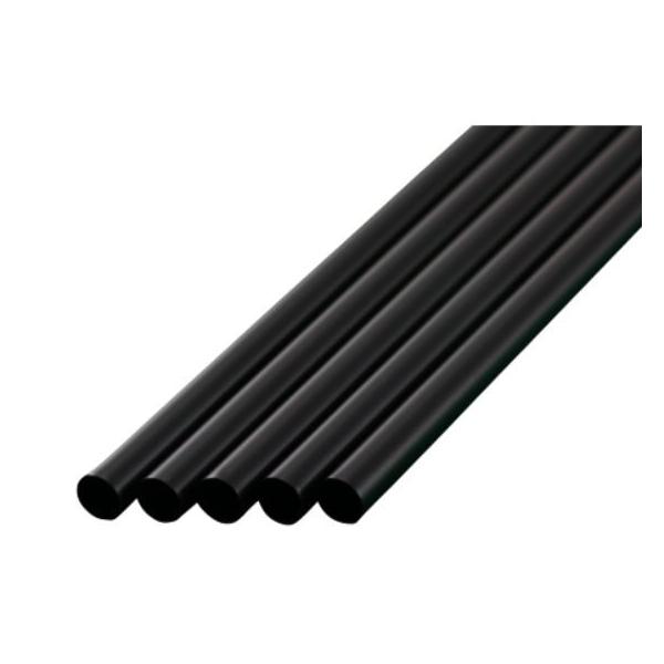 DAIYA STRAW ストレートストロー 黒◇ジュース用のストレートストロー（袋なし）です。 ●サイズ：φ6mm×21cm●入数：10000本（500本×20箱）