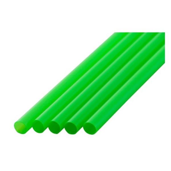 DAIYA STRAW ストレートストロー 黄緑◇ジュース用のストレートストロー（袋なし）です。 ●サイズ：φ6mm×21cm●入数：10000本（500本×20箱）