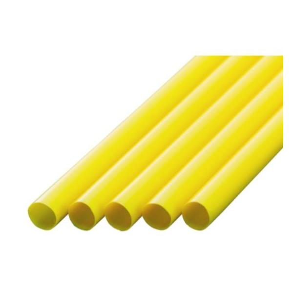 DAIYA STRAW ストレートストロー 黄◇シェイク用のストレートストロー（袋なし）です。 ●サイズ：φ8mm×21cm●入数：6000本（300本×20箱）
