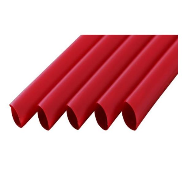 DAIYA STRAW タピオカストロー（片先斜め） 赤◇タピオカ用（片先斜めカット）のストレートストロー（袋なし）です。 ●サイズ：φ12mm×18cm●入数：2600本（130本×20箱）