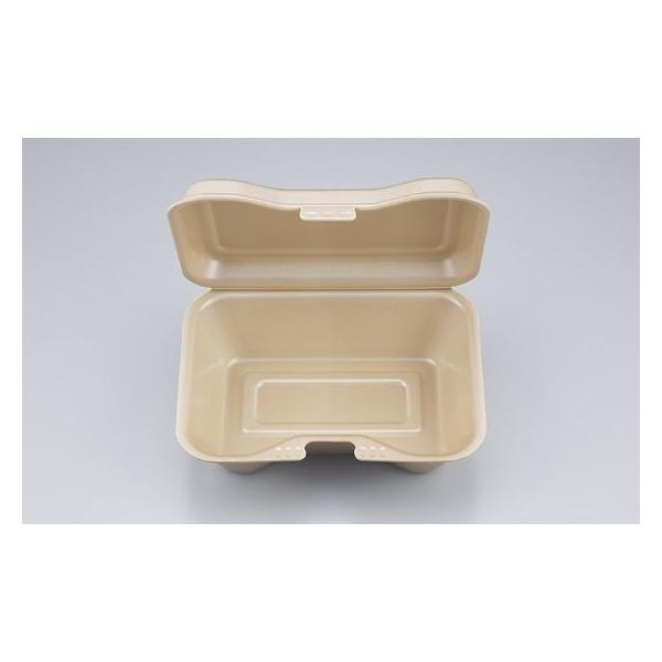 VK-610 キャメル フードパック 発泡◇ごはん約200ｇ◇発泡の容器なので、保温性と耐寒性があります。●本体：レンジ不可●素材：PSP（発泡）●耐熱温度：85℃　　　　　●サイズ：183×135×46（20）mm ●入数：400枚（50...