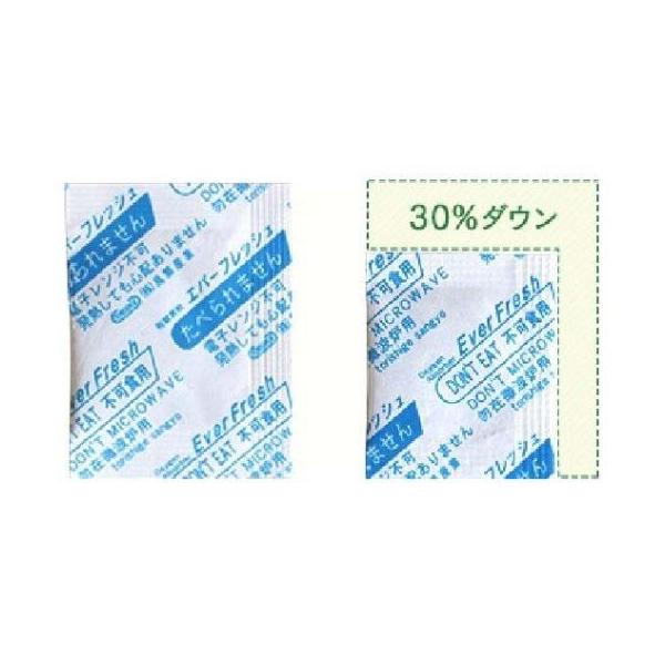 LJ-30 脱酸素剤 エバーフレッシュ （中〜低水分の食品にご利用をお考えの方へ）◇Ｌ・ＬＪタイプは空気に触れるとすぐに酸素の吸収をはじめます。◇酸素の吸収が比較的ゆるやかなので作業しやすいという利点があります。◇水分活性が中程度から低い食...