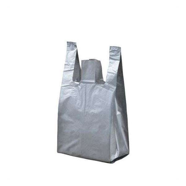 TC35 シルバー　◇東日本サイズ 20号 / 西日本サイズ 35号 / Mサイズ◇中身が透けにくいシルバータイプで、吊り下げて使えます。◇目安は500mのlペットボトルがゆったり3本入る感じです。●材質：HDPE●サイズ：350（マチ13...