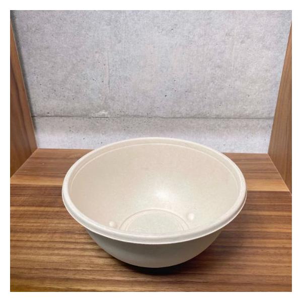 バガスモールド どんぶり 大 1000ml 未晒 SABERT◇SABERT製品だけあり、容器がしっかりしていて、本体と蓋の隙間は少ないです。◇バガスモールドはサトウキビの絞りカス『バガス』からできたエコ容器です。◇優れた耐水・耐油性で、う...