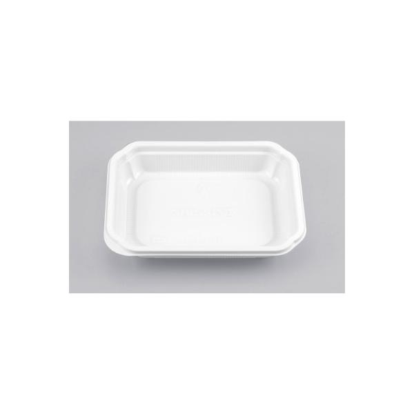 BF-12 ホワイト 本体◇定番のお惣菜の容器です。◇スーパーやお弁当やさんで人気です。●本体：レンジ対応●素材：BF●耐熱温度：１０５℃　　　　　●サイズ：１４８×１１０×２５mm ●入数：５０枚