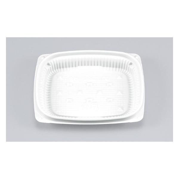 BFエコD13-11B ホワイト 本体 ◇定番のお惣菜の容器です。◇スーパーやお弁当やさんで人気です。◇約100cc●本体：レンジ対応●素材：BF●耐熱温度：105℃　　　　　●サイズ：130×108×20mm ●入数：50枚